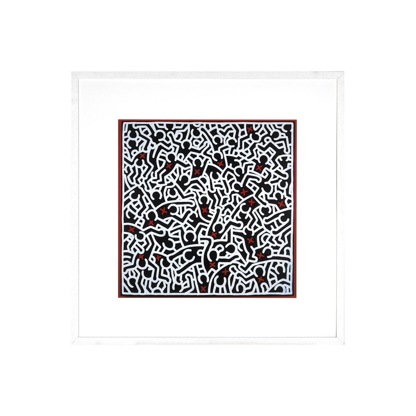 TABLEAU KEITH HARING - 1985 ABLO BLOMMAERT